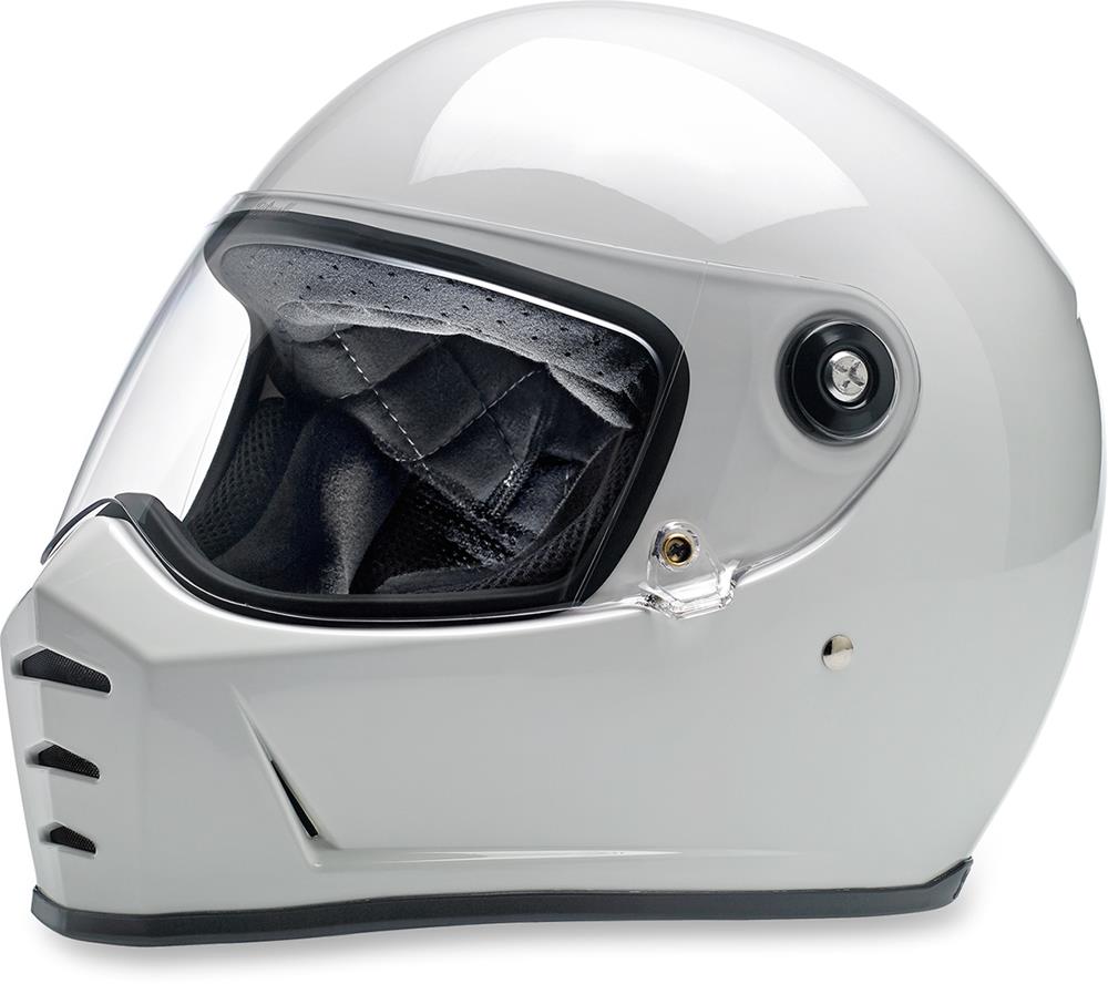 Biltwell Lane Splitter Helmet (Gloss White): AOMC.mx