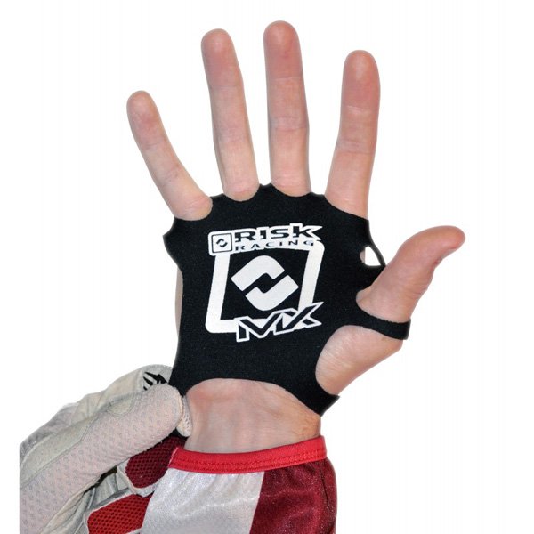 Risk Racing Palm Protectors (Black): AOMC.mx