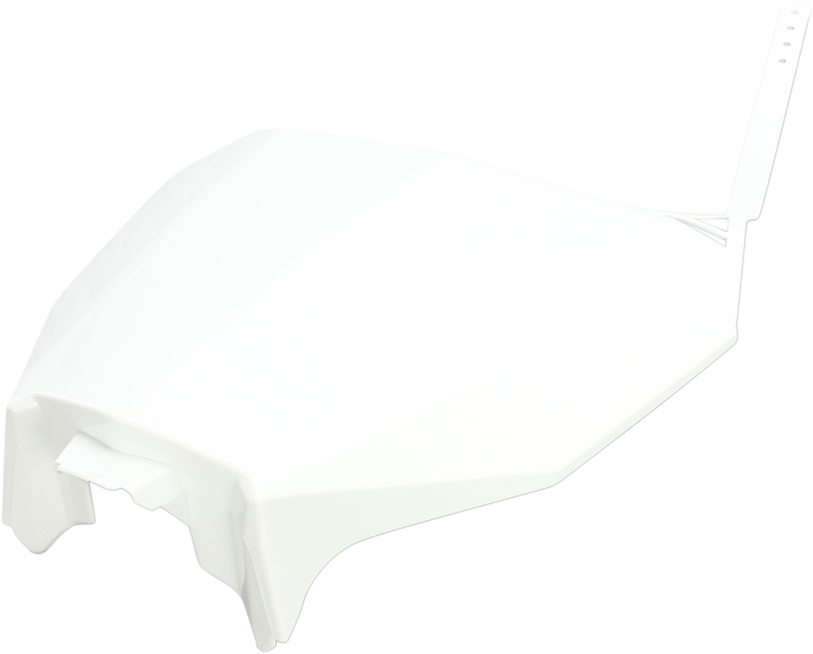 UFO Front Number Plate - White HO04686-041 - UFO