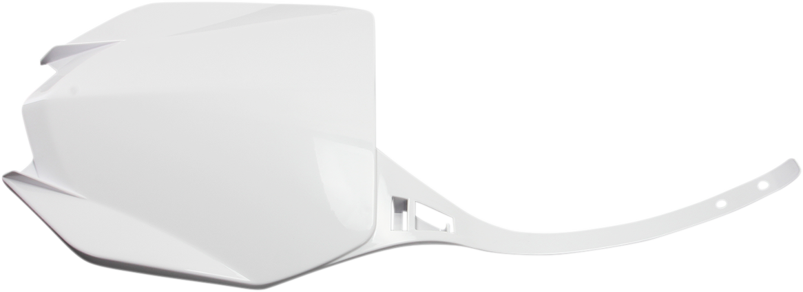 UFO Front Number Plate - White YA04860-046 - UFO