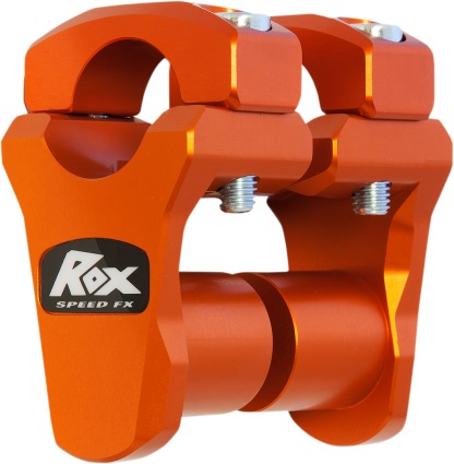 Rox Speed FX 1 & 3/4 Pivoting Handlebar Risers (Orange): AOMC.mx