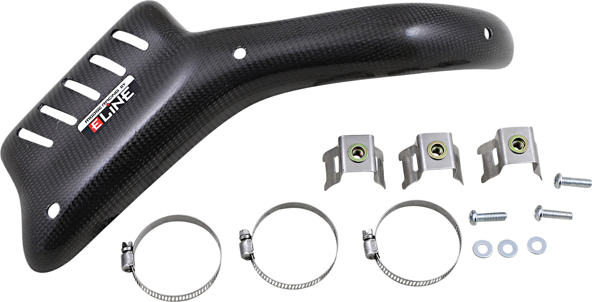 Moose Offroad Pipe Guard SHS30017A * Heavy-Duty Custom-Molded Exhaust ...