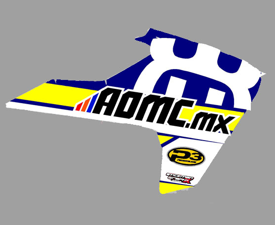 AOMC.mx 2018 Husky TC 65 Shroud Graphics by Stickman Graphx: AOMC.mx