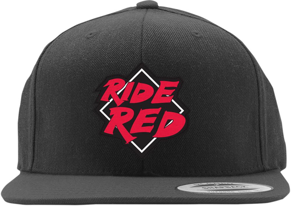 Honda Ride Red Youth Snap-Back Hat (Black): AOMC.mx