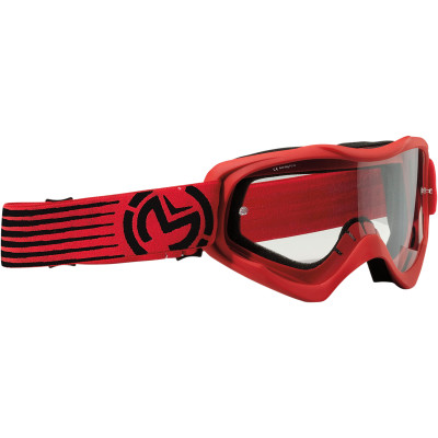Moose Qualifier Slash Youth Goggle (Red): AOMC.mx