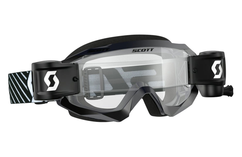 Scott Hustle X WFS Goggle (Black/White): AOMC.mx