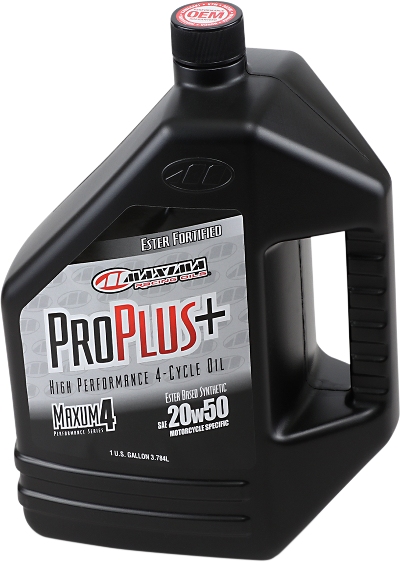 MAXIMA RACING OIL Pro Plus+ 4T 20W-50 Synthetic Motorcycle Engine Oil ...