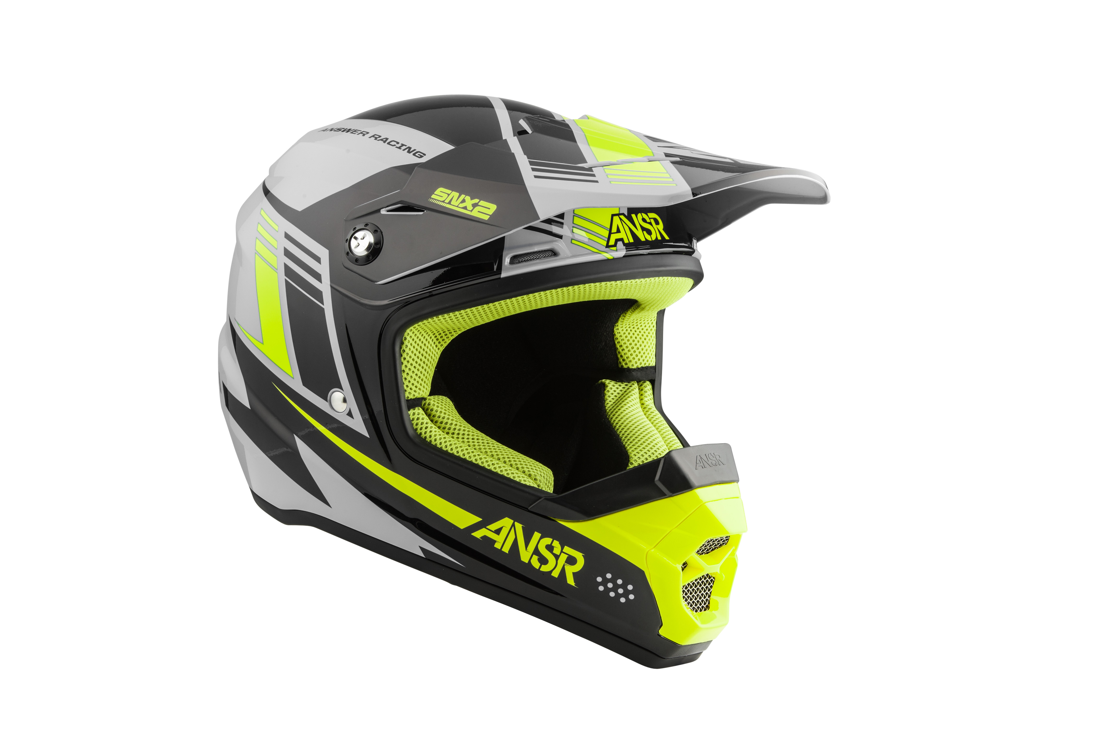 ANSR SNX 2 Helmet (Gry/Blk/HiViz) 2XL: AOMC.mx