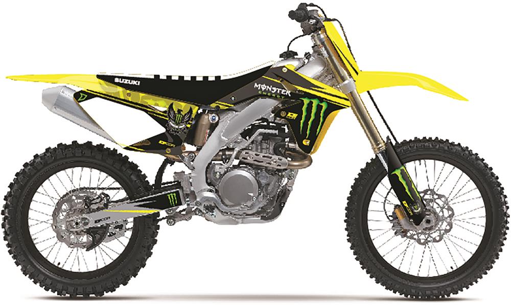 D'Cor Suzuki RM/RMZ Monster Energy Graphics Kit: AOMC.mx
