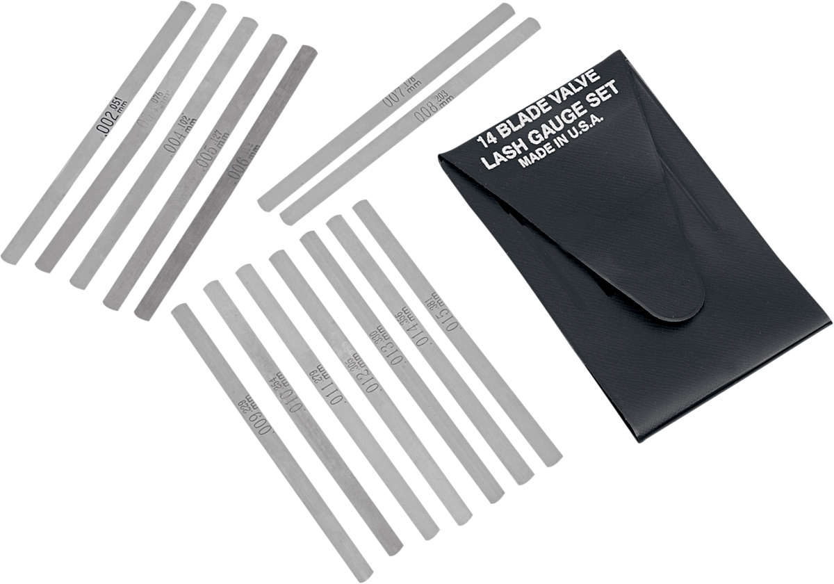 LANG TOOLS 14-Blade Valve Gauge Set 1610 * Precision Feeler Gauges for ...