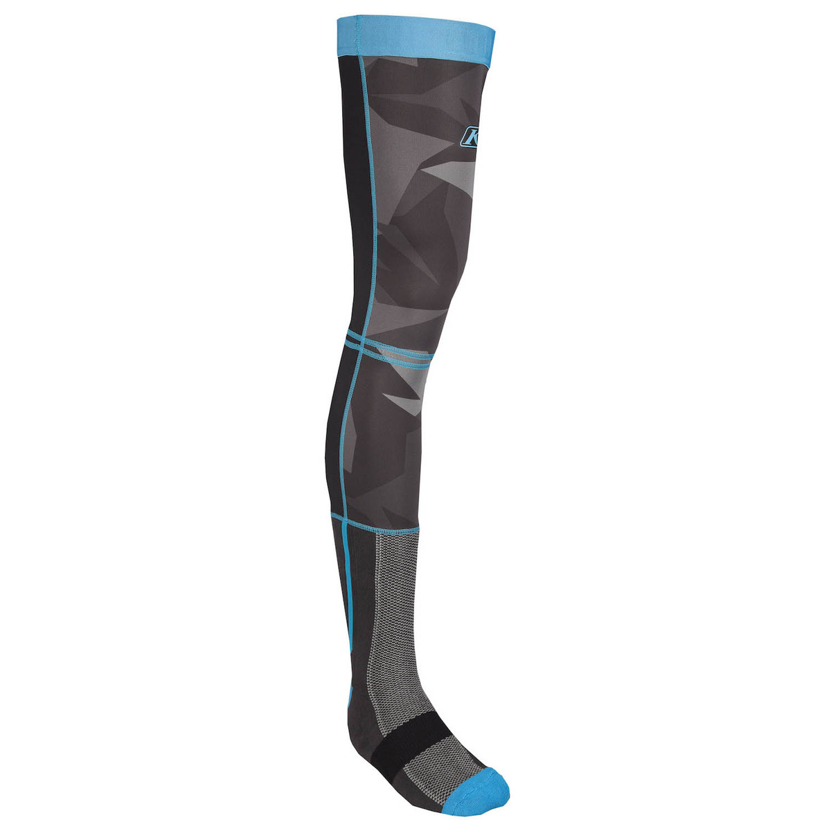 Klim Aggressor 1.0 Knee Brace Sock (Camo/Blue): AOMC.mx