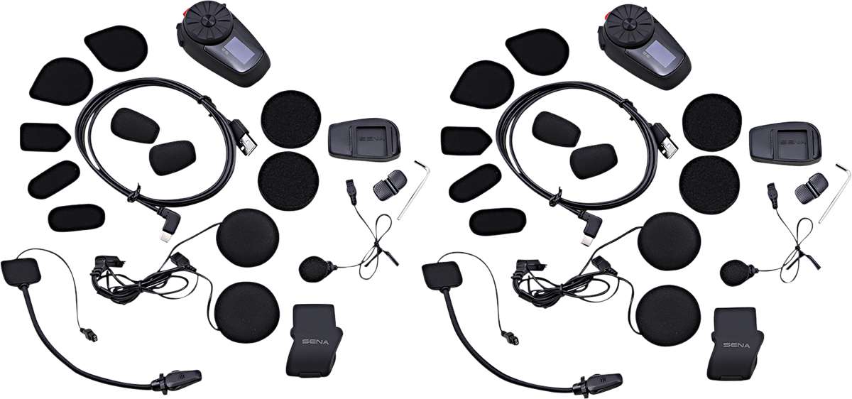 SENA 5S Dual Pack Bluetooth Motorcycle Communication System - Model 5S ...