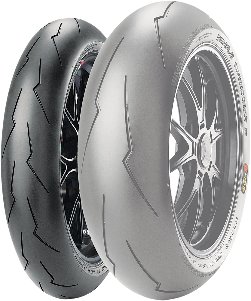 Pirelli Super Corsa SP V2 Front Tire 120/70ZR17 (58W) Radial: AOMC.mx