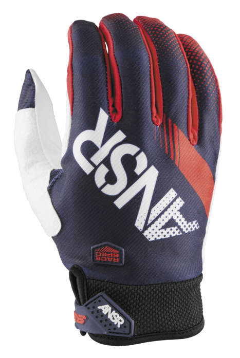 ANSR Syncron Glove (White/Red) SM: AOMC.mx