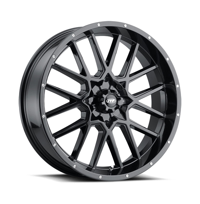 ITP Storm Series Hurricane Wheel (Black) 20X6.5 4/156 4+2.5 (+10MM ...