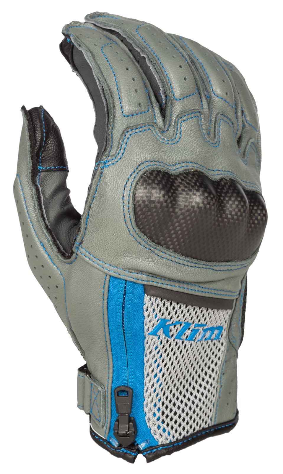 Klim Induction Glove (Gray - Blue): AOMC.mx