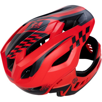Strider Full Face Helmet (Red): AOMC.mx