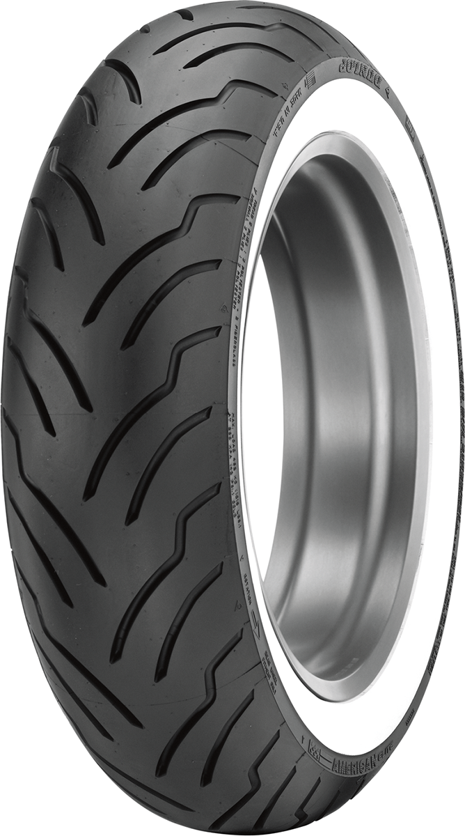 Dunlop American Elite - Rear Tire - MT90B16 - Wide Whitewall - 74H: AOMC.mx