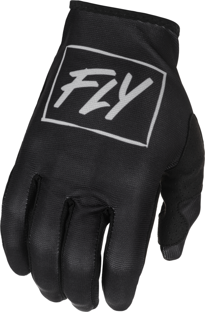 Fly Racing Lite Gloves (Black/Grey): AOMC.mx