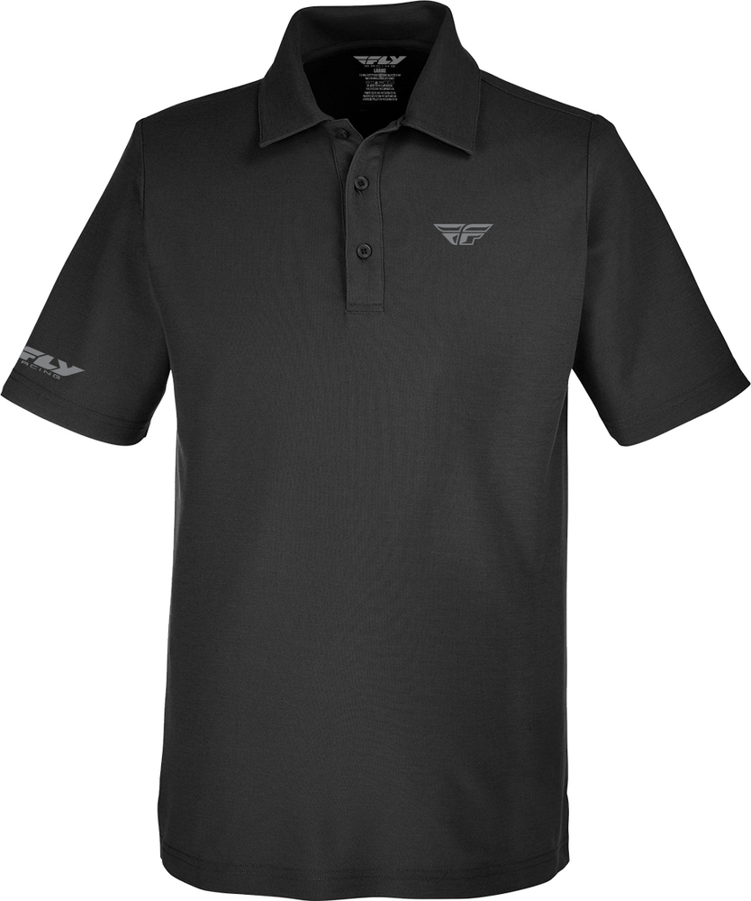 2023 Fly Racing Performance Polo (Black): AOMC.mx
