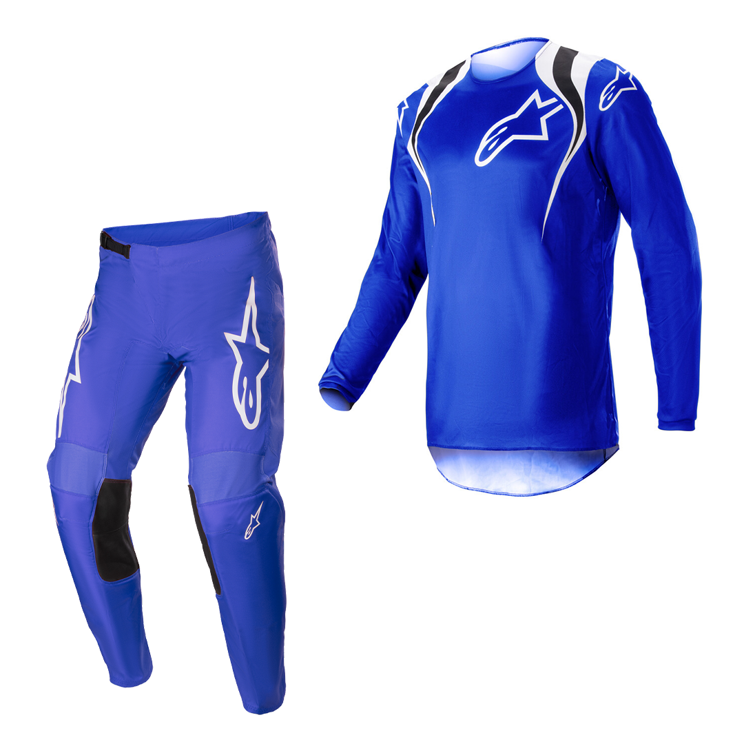 2023 Alpinestars Fluid Narin Gear Set (Blue/White): AOMC.mx