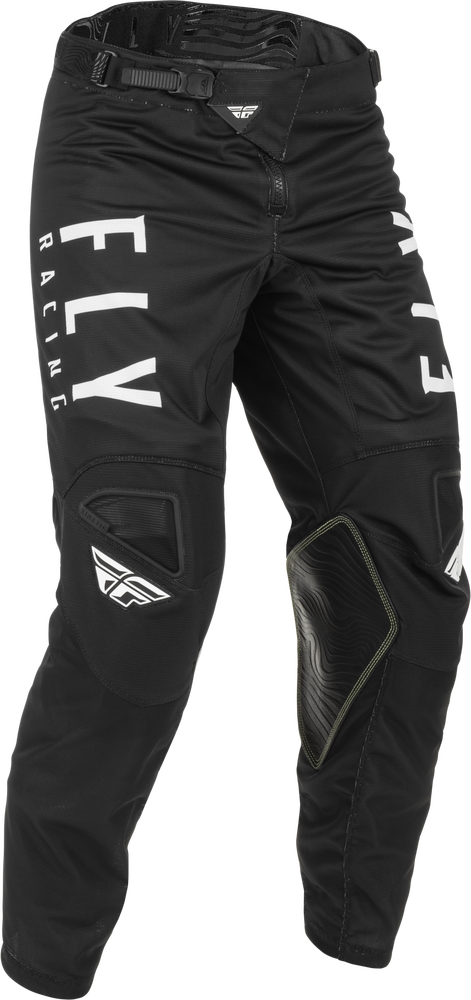 Fly Racing Kinetic Mesh Pants (Black/White): AOMC.mx