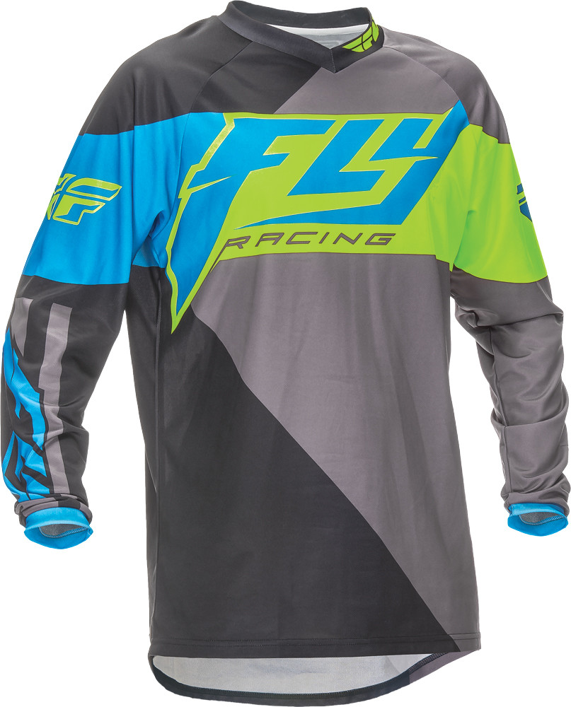 Fly Racing F-16 Jersey (Green/Blue): AOMC.mx