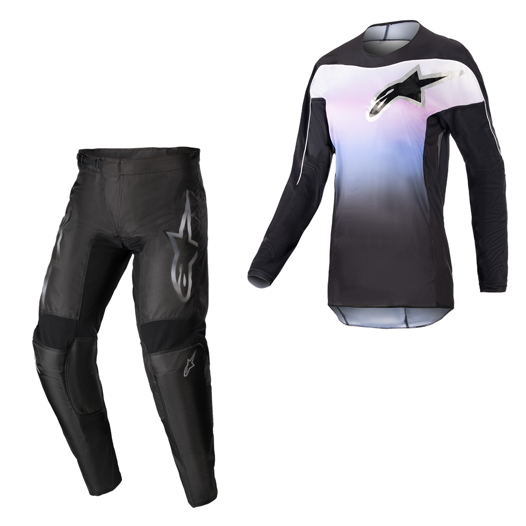 2023 Alpinestars Stella Fluid Gear Set (Black/Purple): AOMC.mx