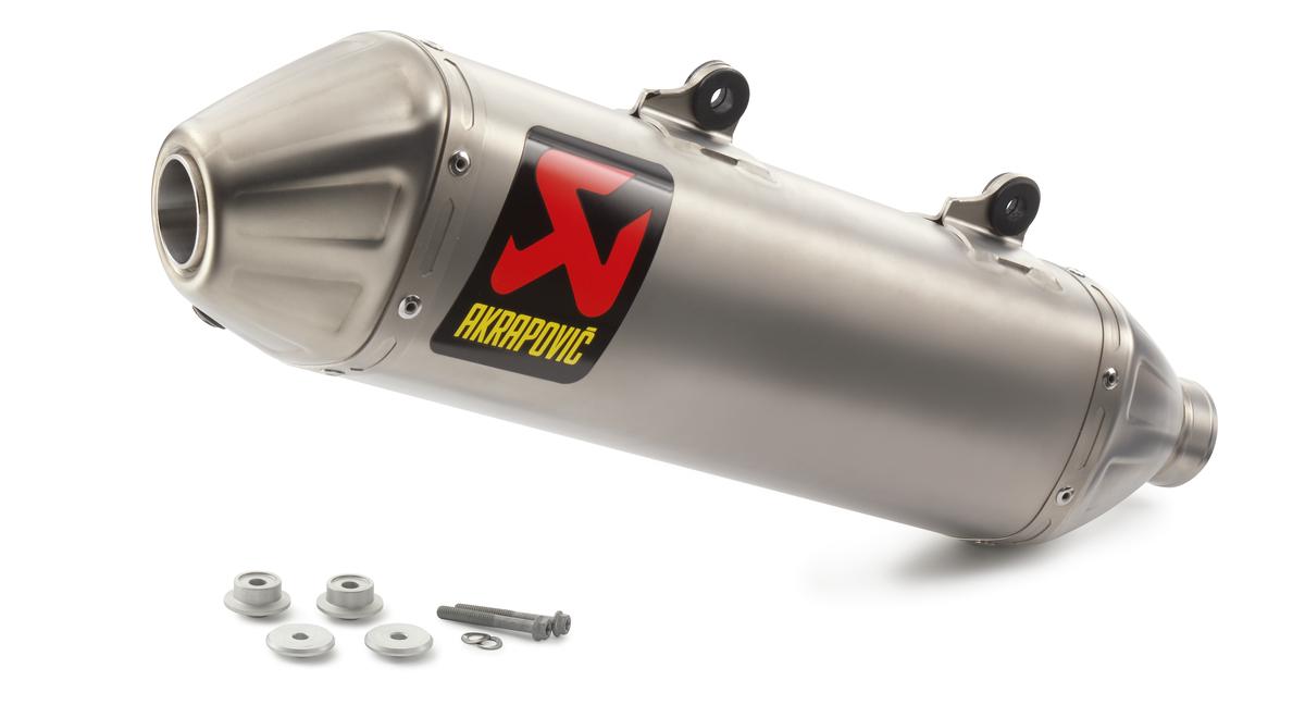 KTM Powerparts Akrapovic "Slip-On Line" Muffler 350-500 SX-F/XC-F/EXC-F ...