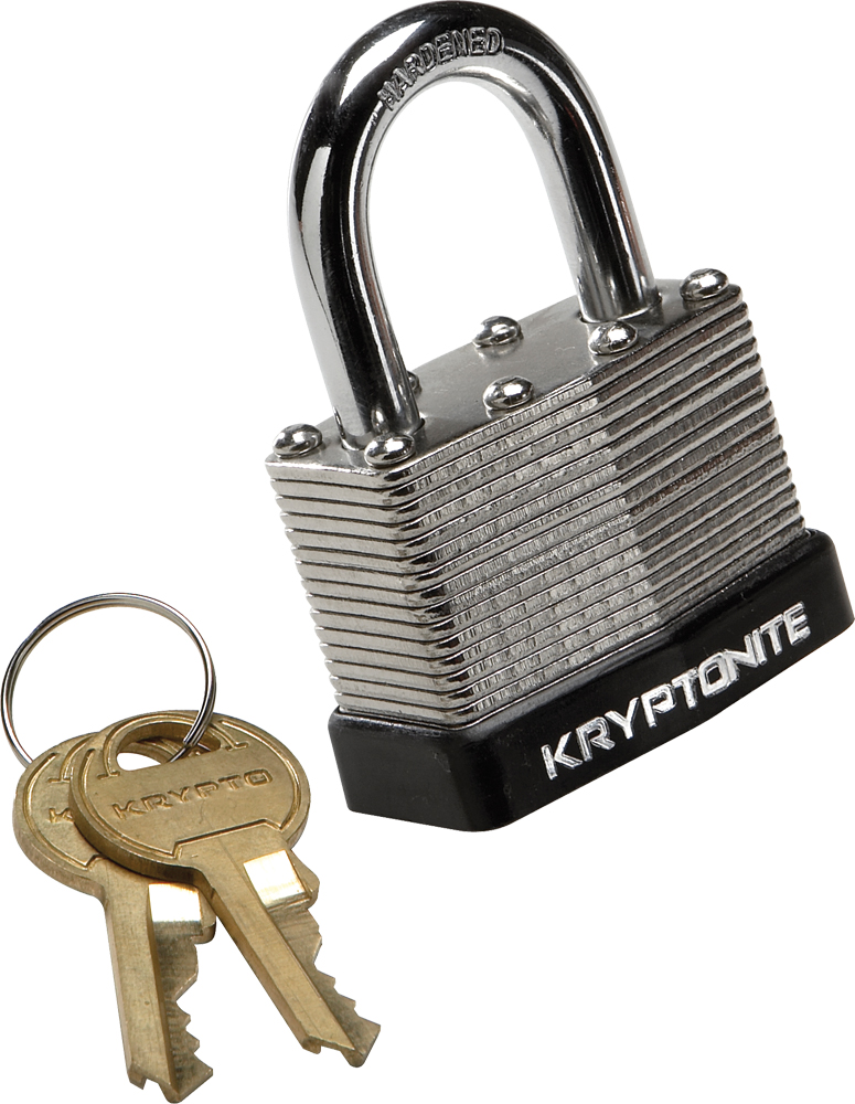 KRYPTONITE 850359 4mm Laminated Steel Padlock with Double Deadbolt ...