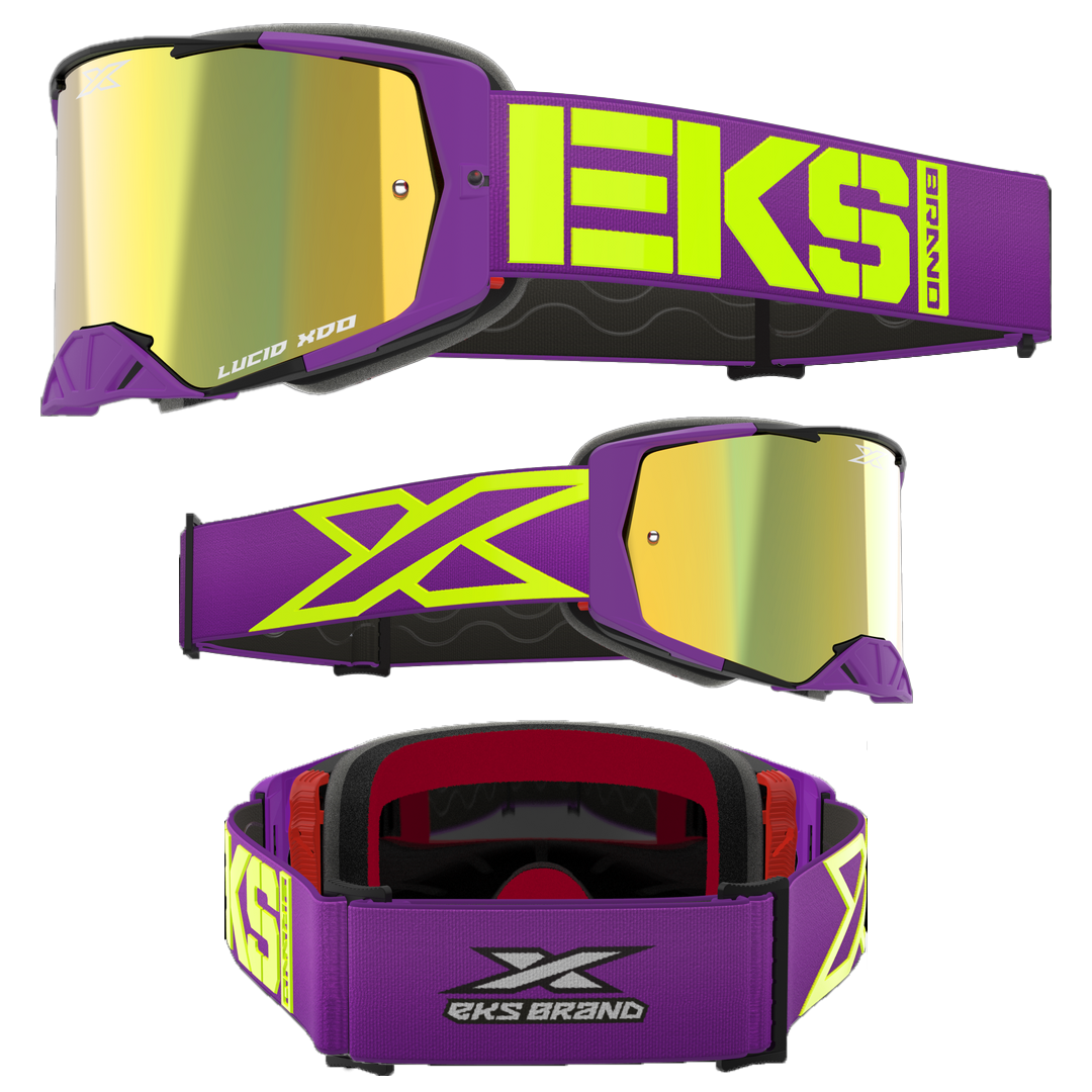 EKS Lucid Caliber Goggle (Purple/Yellow): AOMC.mx