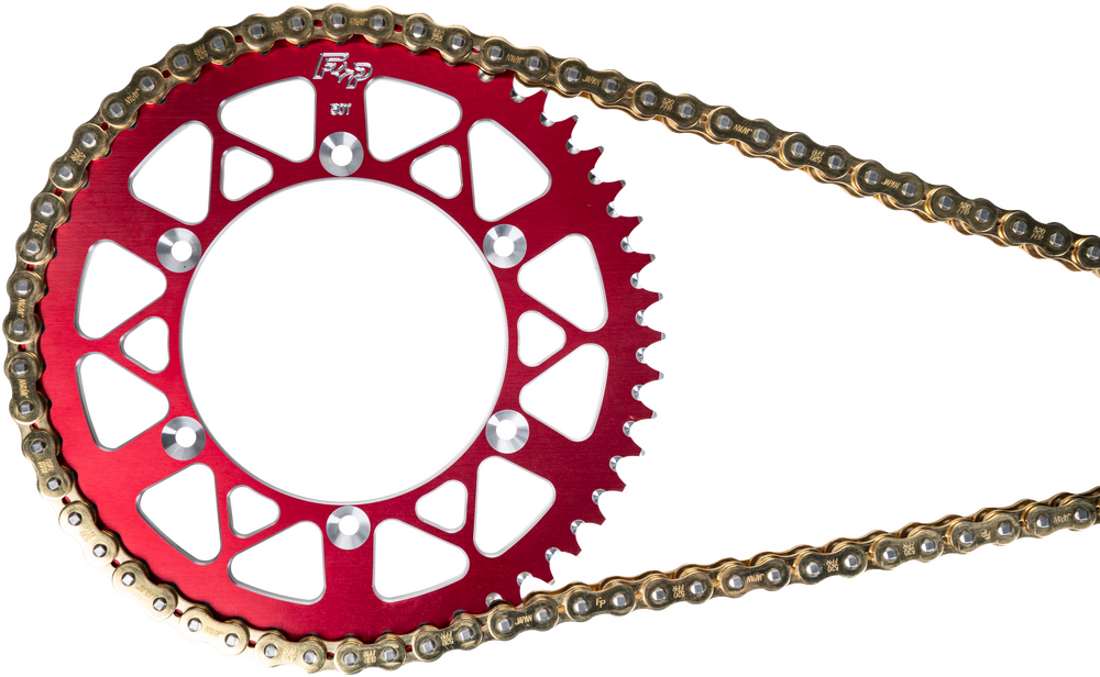 Fire Power Racing Chain 520x120 (Gold): AOMC.mx