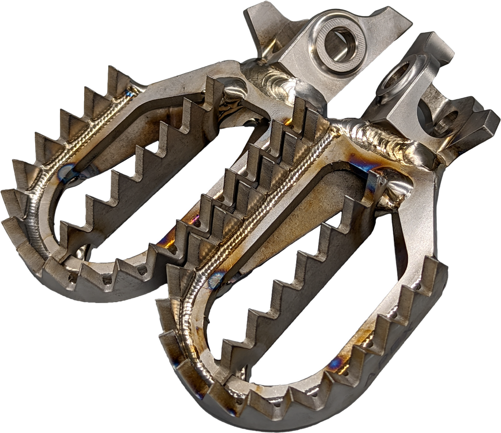 Raptor Yamaha Titanium Foot Pegs 23-24: AOMC.mx