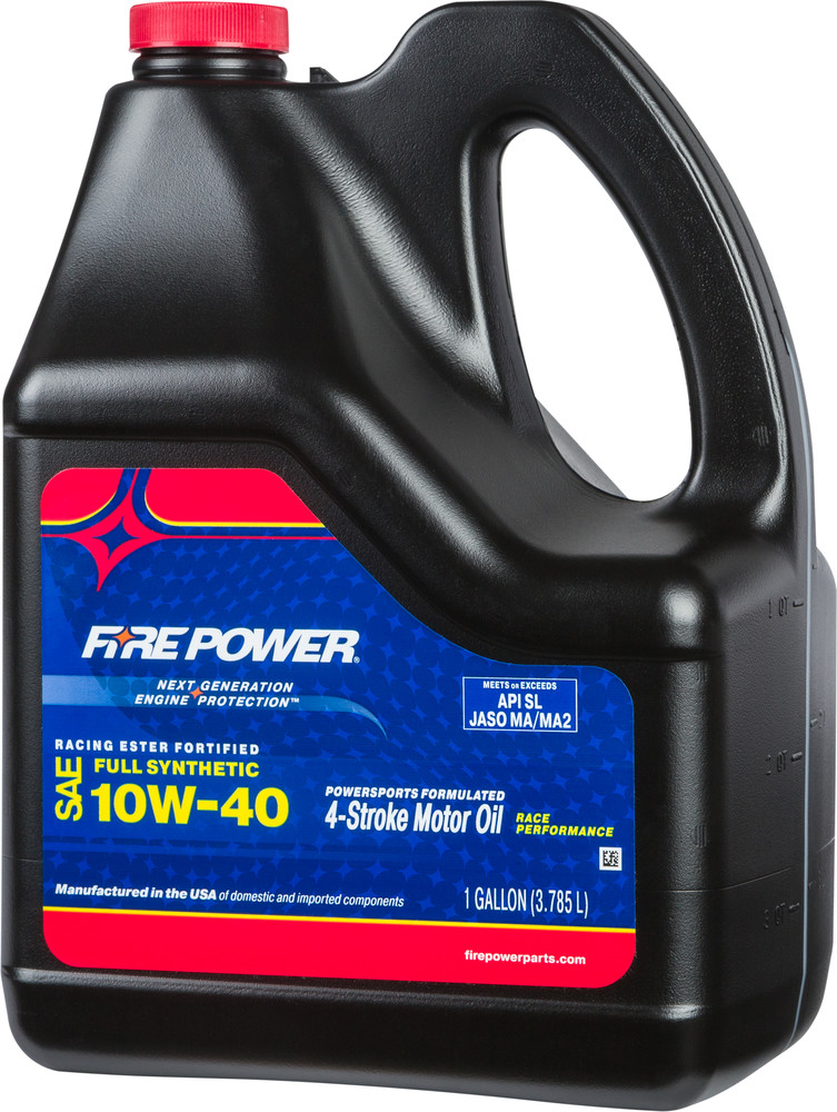 Fire Power Synthetic Oil W/ Ester 4T 10w40 (1-GAL/4PK)