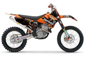 2010 KTM Jager Factory Graphics (Black) 05-07: AOMC.mx