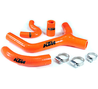 KTM Radiator Hose Kit (Orange) 250/350 SX-F/XC-F 13-15: AOMC.mx