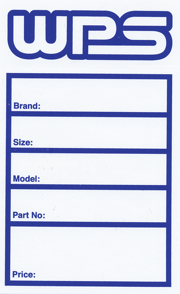 WPS WPS TIRE STICKER Tire Labels 50-Pack for Vehicle Identification ...