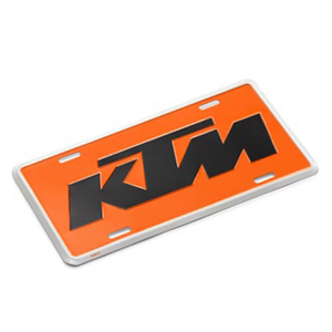 2012 KTM Metal License Plate: AOMC.mx