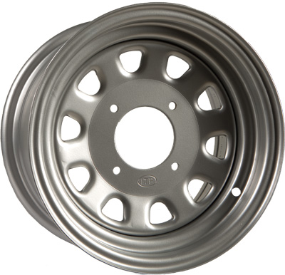 ITP Delta Front Wheel (Silver) 12x7 4/110: AOMC.mx